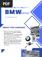 BMW Company Profile Overview | PDF | Bmw | Vehicles
