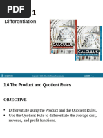 Calculus I Product and Quotient Rule Practice Problems | PDF ...