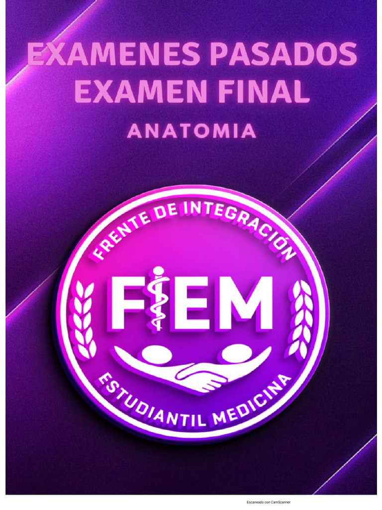 Anatomía - Final Examenes Pasados | PDF