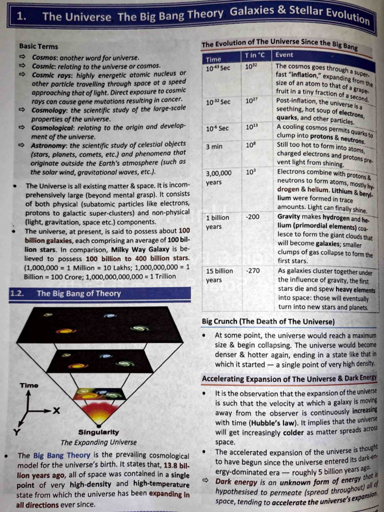 Evolution of Earth and Formation of Stars | PDF | Universe | Stars