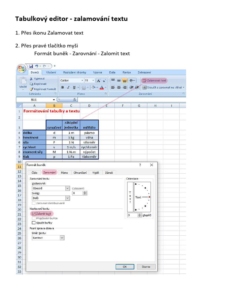 Zalamování Textu | PDF