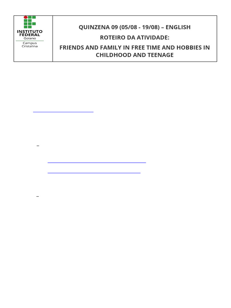 Roteiro Da Atividade - Moodle Q9 05-8-2023 | PDF