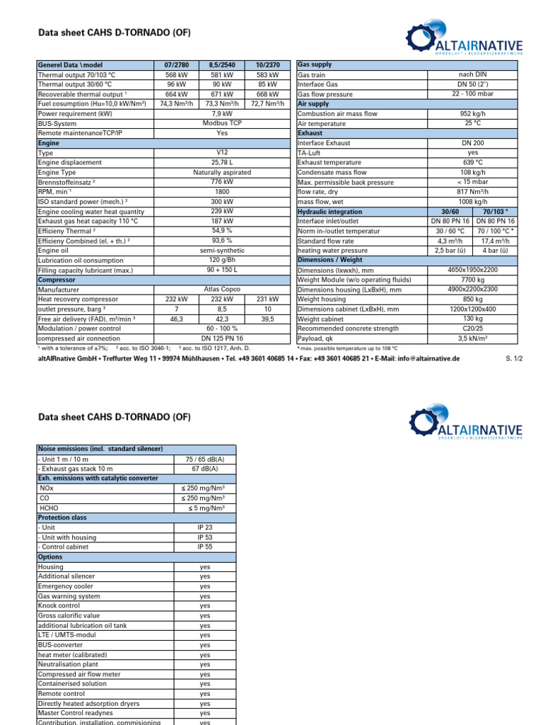 data-sheet-cahs-tornado-of | PDF | Engines | Propulsion