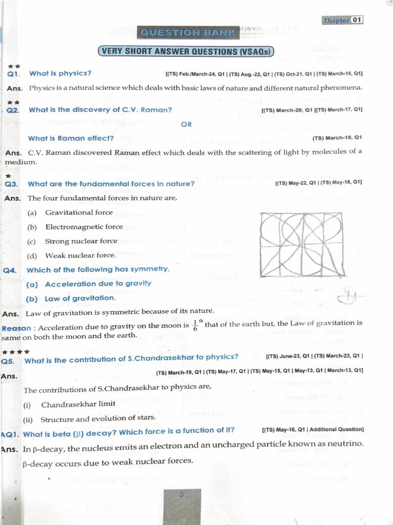 Class 11 Physics Vsaq - Compressed | PDF