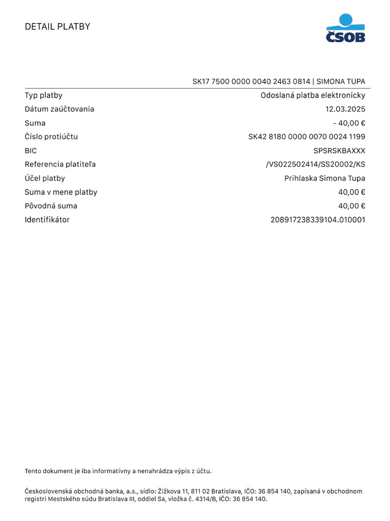 Detail Platby V PDF | PDF