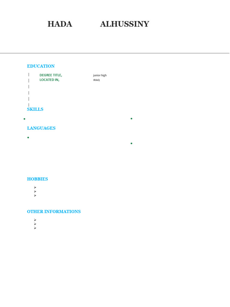 Hada Alhussiny: Hassan Taleb | PDF