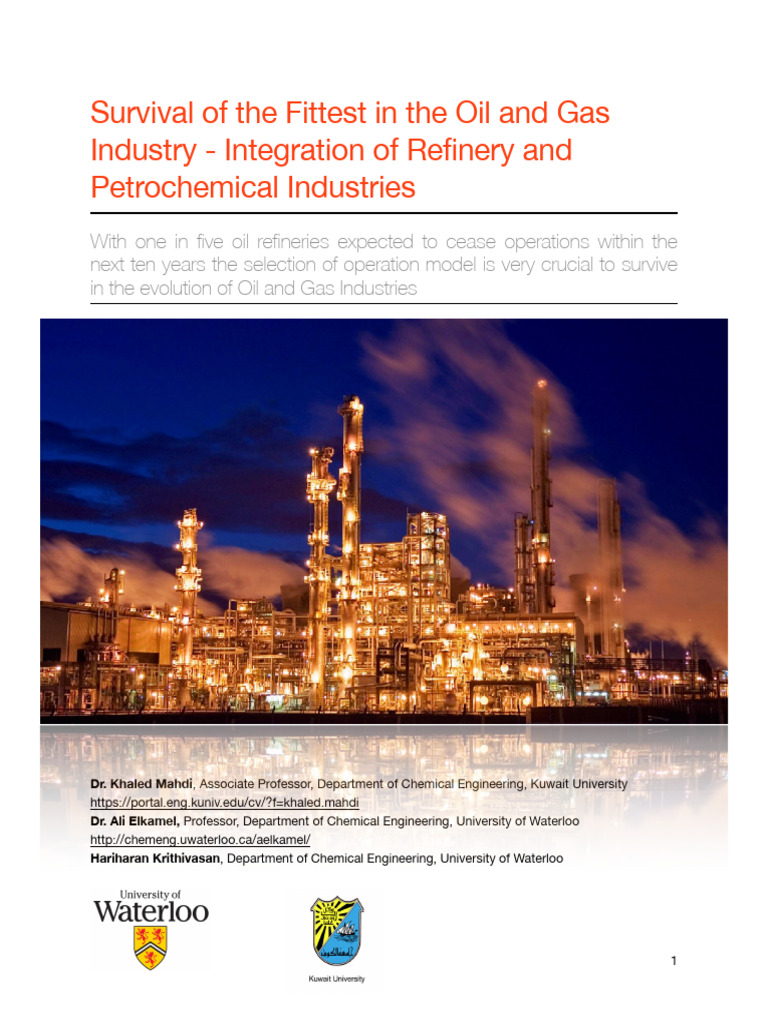 02 Integration of Refinery and Petrochemical Industries (Updated) | PDF ...