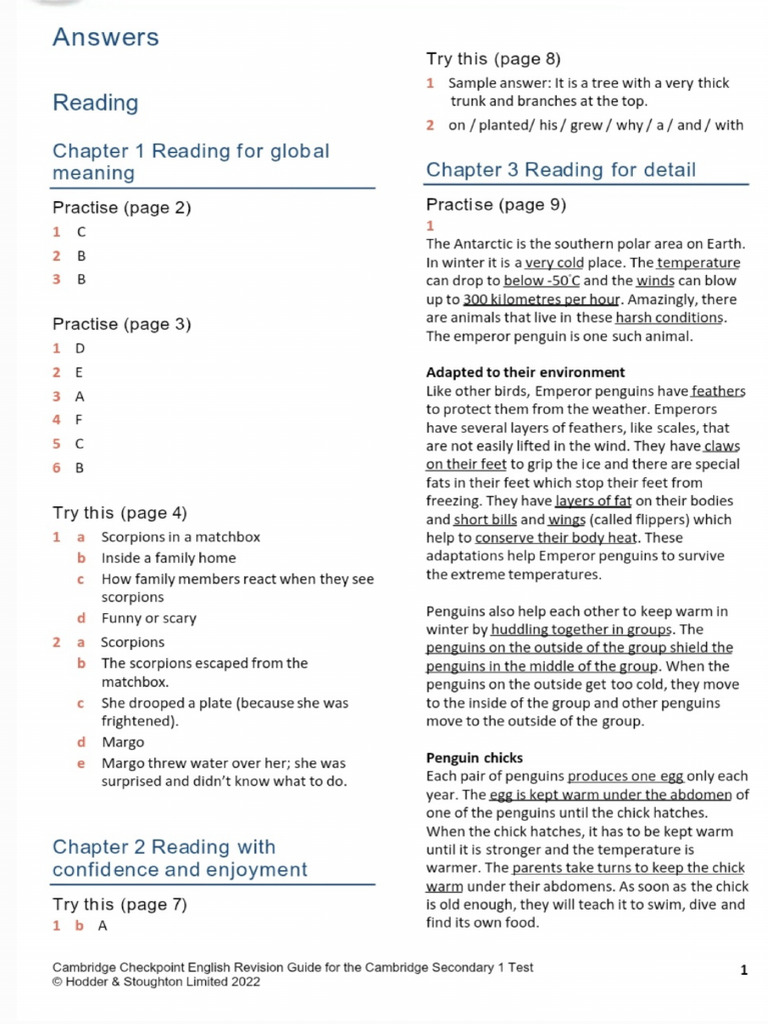 Checkpoint Revision Answers | PDF