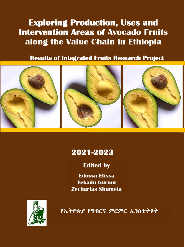 Final Edosa Avocado Research Result | PDF | Avocado | Nutrition
