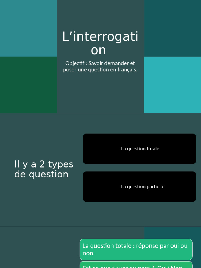 Interrogation | PDF | Question | Sémiotique