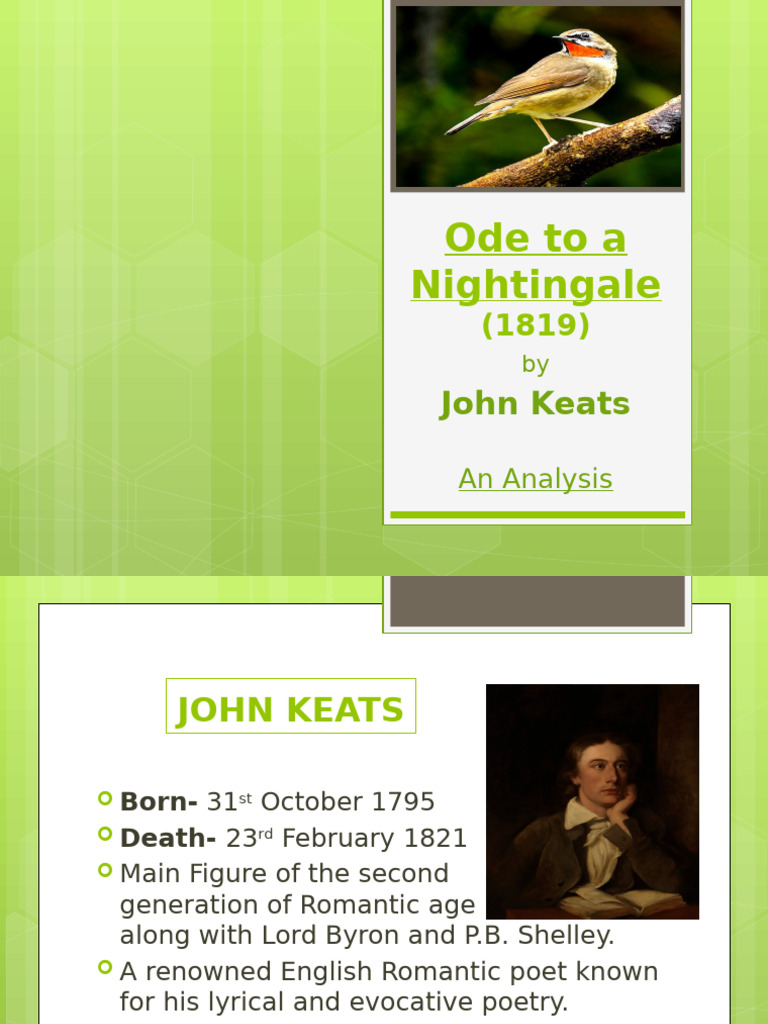 Ode To A Nightingale | PDF