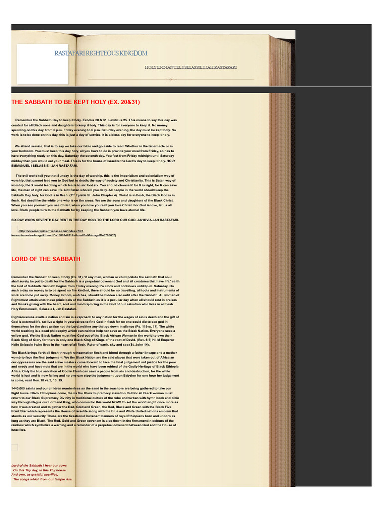 Keeping the Sabbath Holy: Guidelines | PDF | Sabbath | Ten Commandments