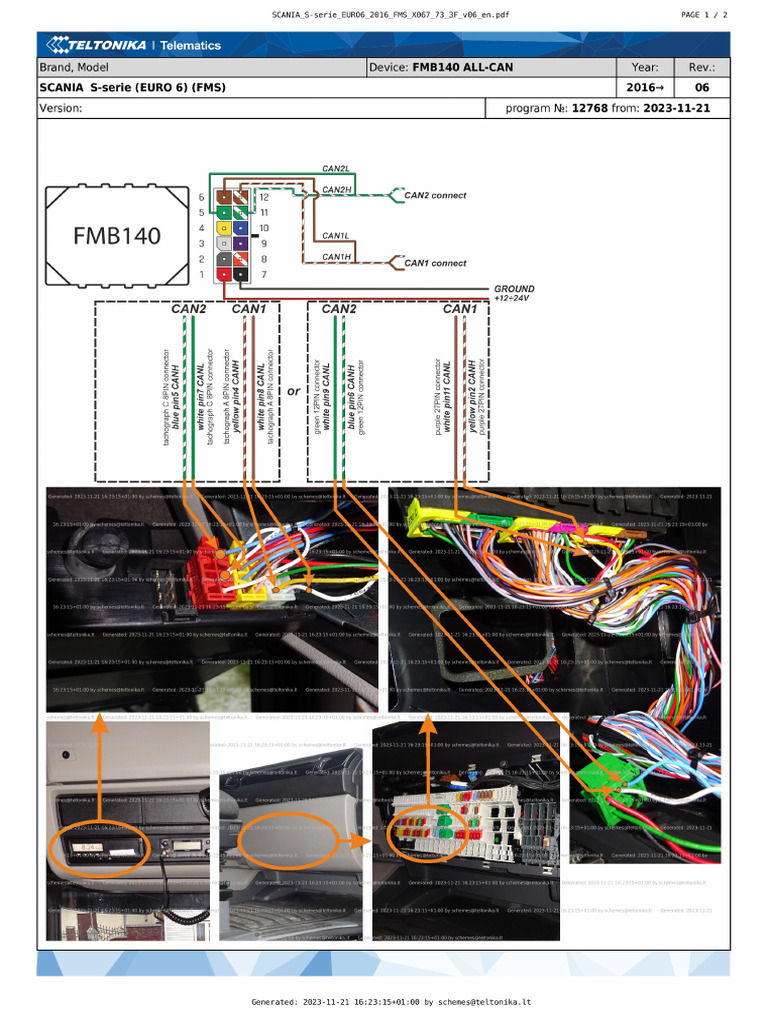 Scania S-Series Euro 6 Vehicle Flags & Data | PDF | Transportation ...