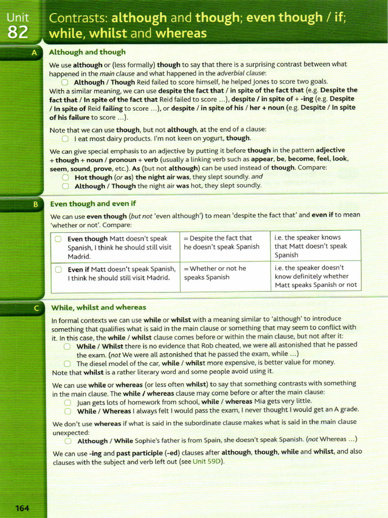 Contrast Links and Connectors | PDF | Verb | Clause