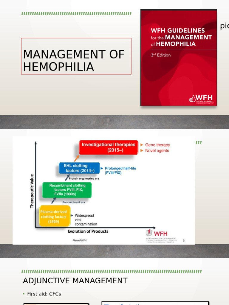 Mangement of Hemophilia | PDF | Haemophilia | Preventive Healthcare