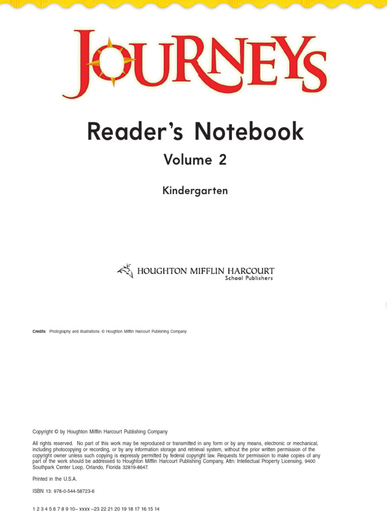 Journeys Reader's Notebook KG3 Unit 2 | PDF | Phonics | Reading ...
