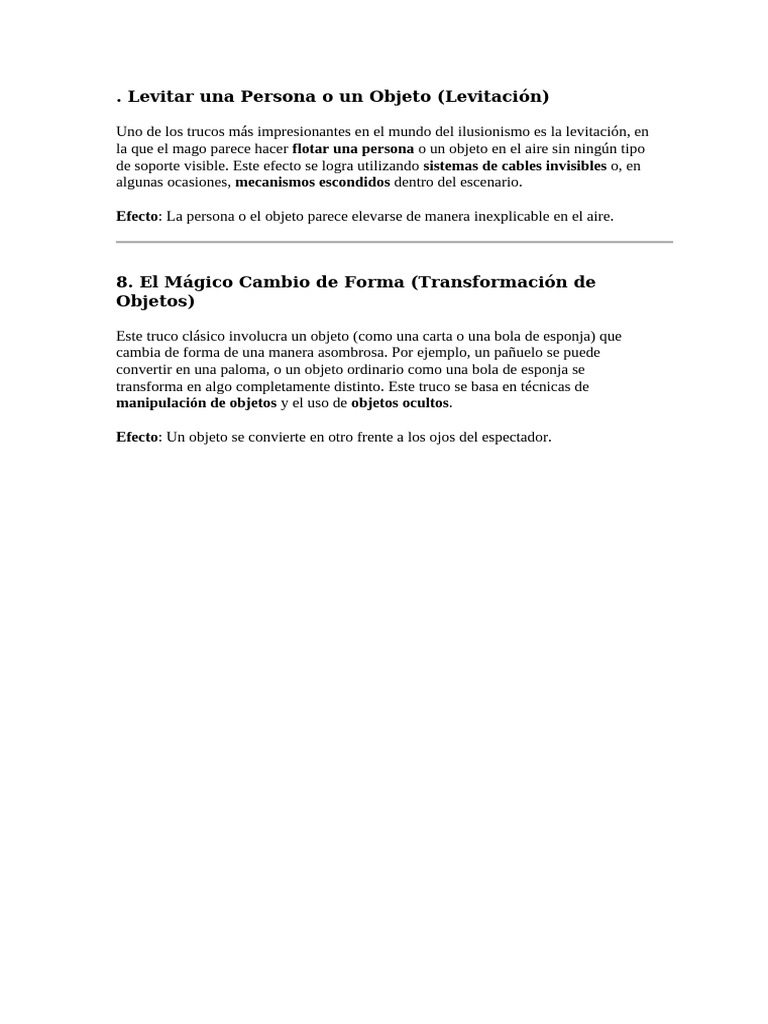 Levitar Una Persona o Un Objeto | PDF