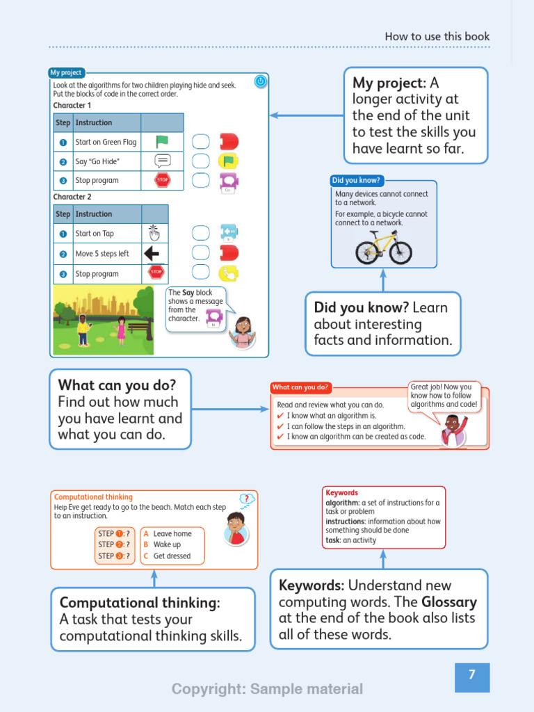 Cambridge Primary Computing Learner S Book Stage 1 Sample Pages 9781398368569 Pages 6 | PDF ...