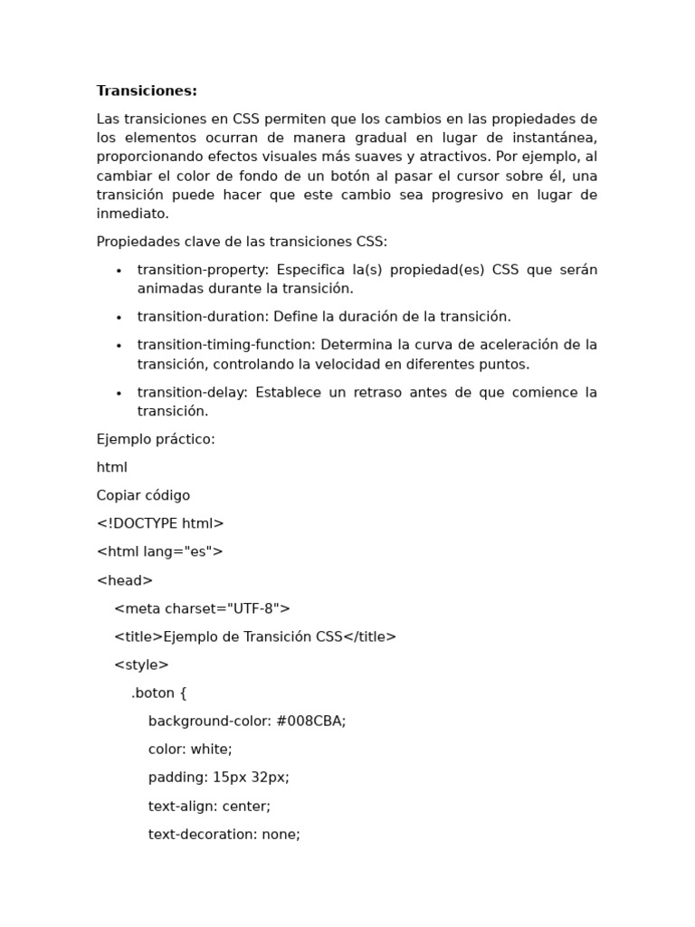 Animaciones Transiciones | PDF | Geometría