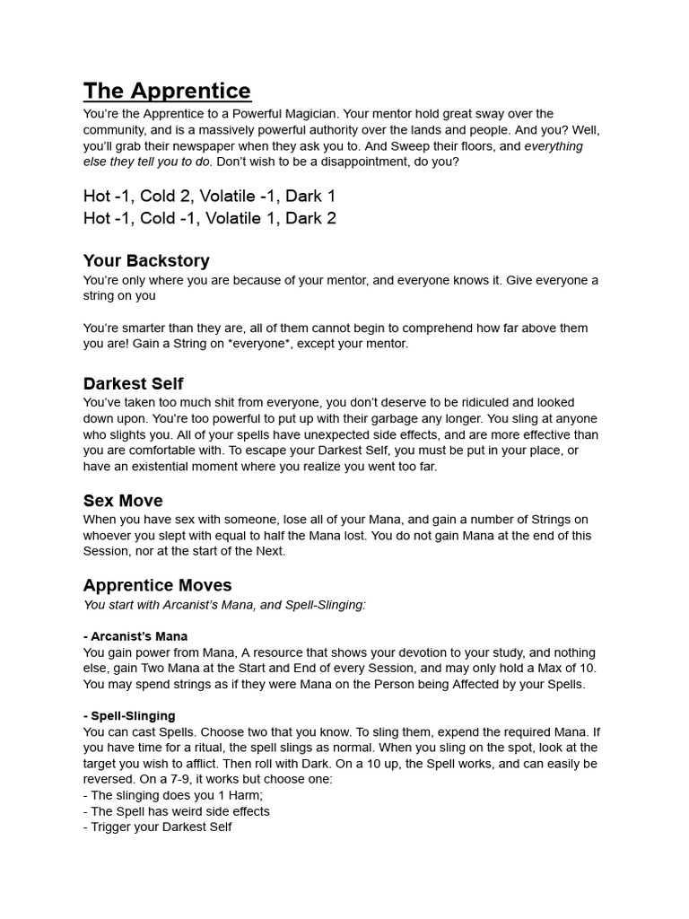 The Apprentice | PDF