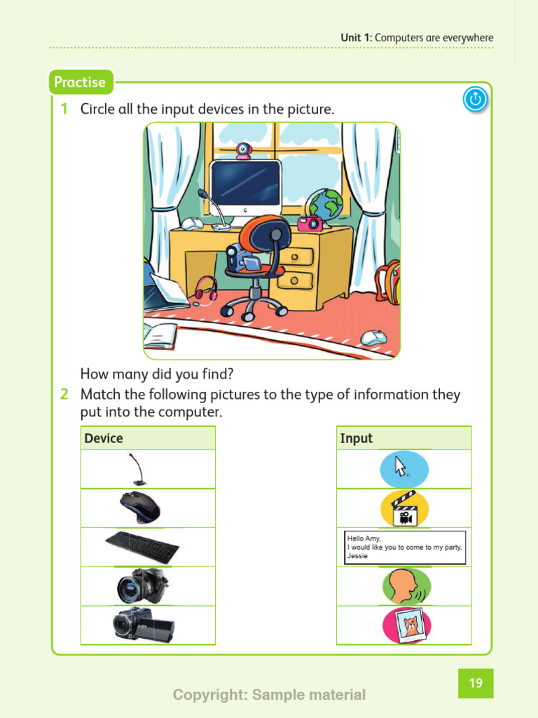 Cambridge Primary Computing Learner S Book Stage 1 Sample Pages 9781398368569 Pages 18 | PDF