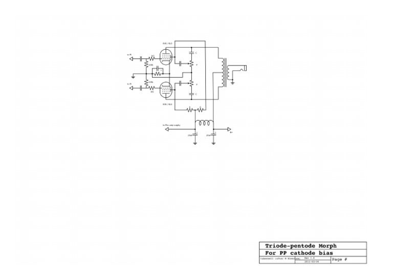Triode Pentode Morph For PP | PDF