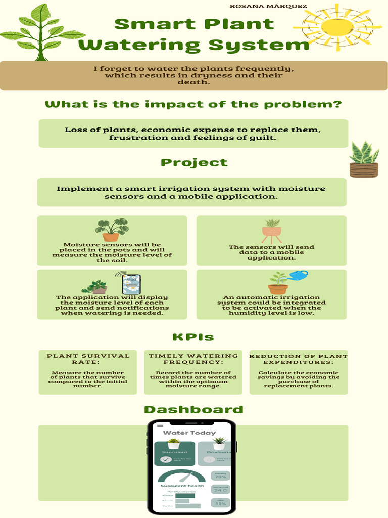 Smart Irrigation System for Plant Care | PDF