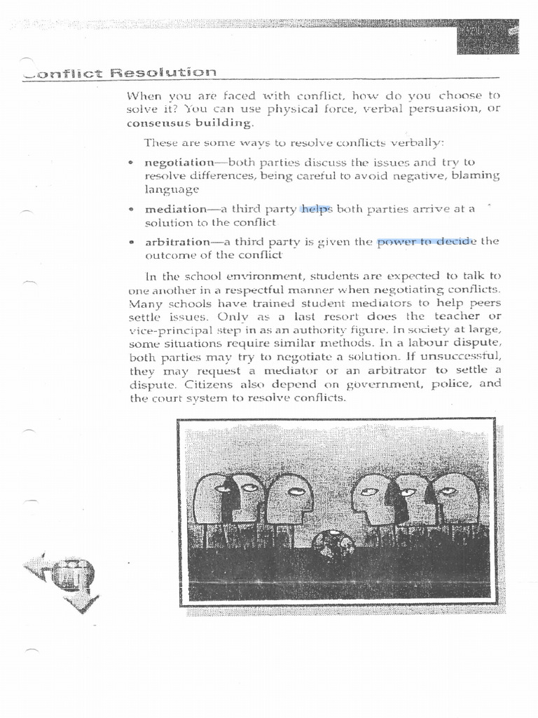 Civics - Conflict Resolution 2 | PDF