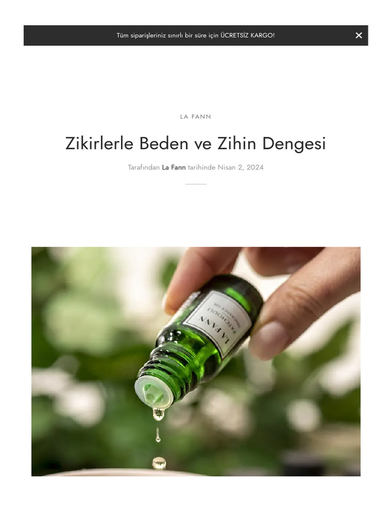 La Fann - Zikirlerle Beden Ve Zihin Dengesi | PDF