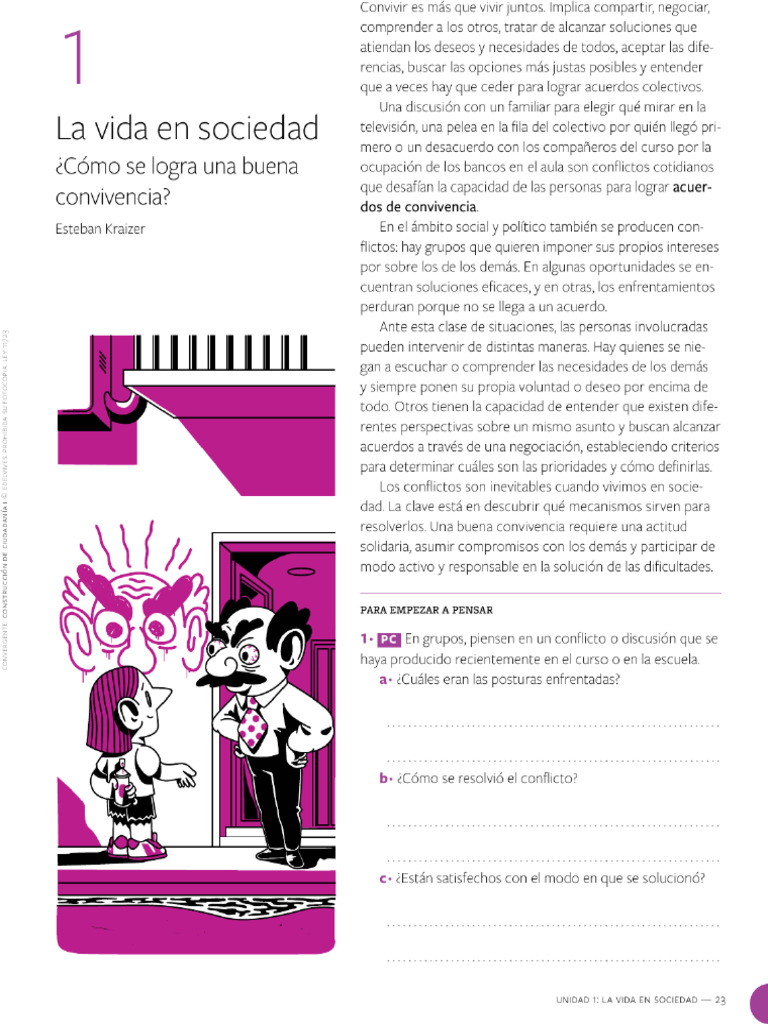 Unidad 1 CDC 2 Año | PDF