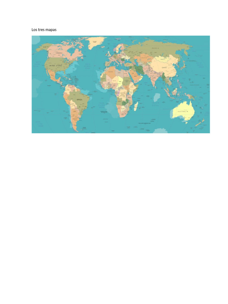 Tres mapas esenciales para explorar | PDF