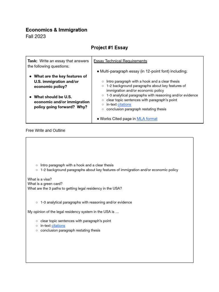 David Madison - Project #1 Essay Workspace | PDF | Travel Visa ...