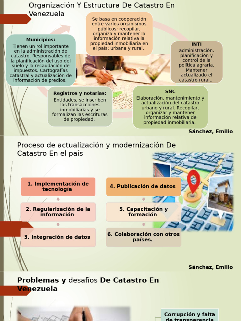 Estructura del Catastro en Venezuela | PDF