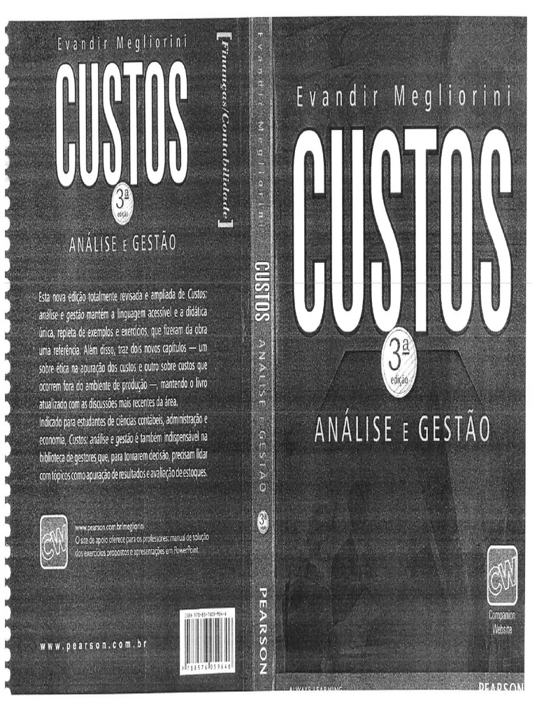Livro Custos | PDF