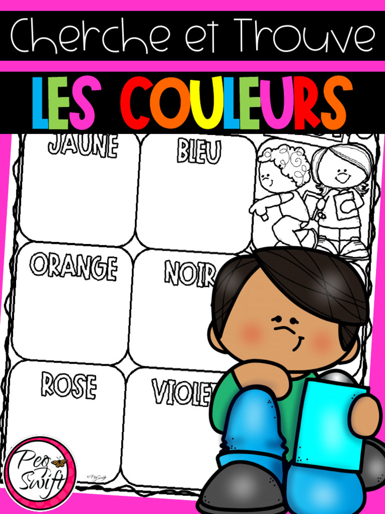 French Scavenger Hunt for Colors | PDF