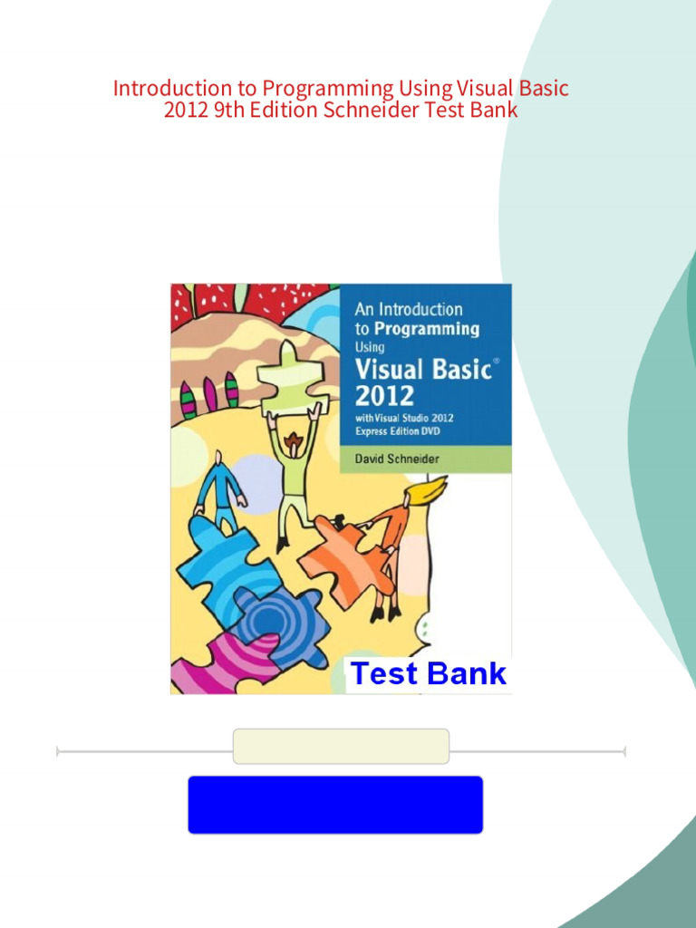 Introduction To Programming Using Visual Basic 2012 9th Edition