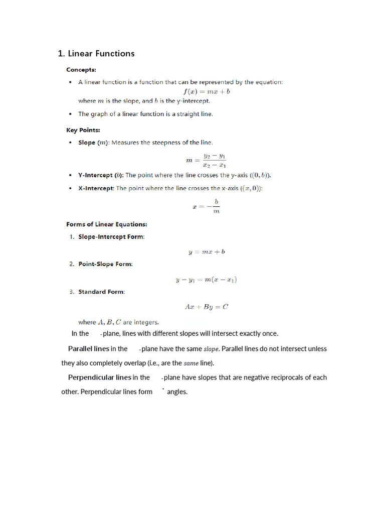 1 Algebra | PDF