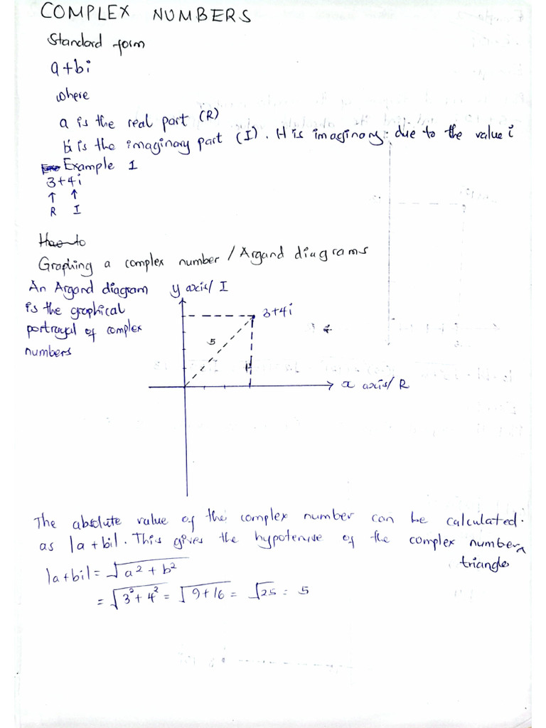 Complex Numbers | PDF