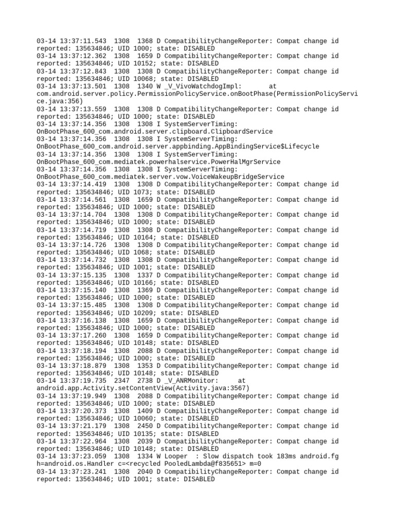 Log | PDF | Android (Operating System) | Computing