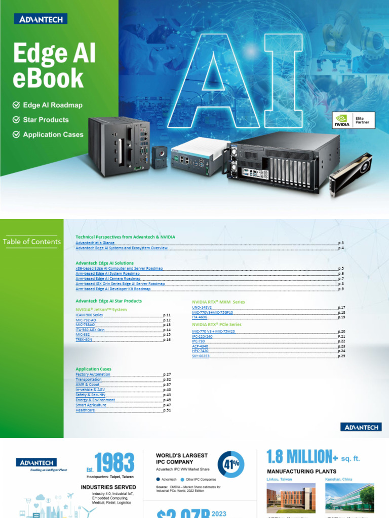 Anewtech Systems Advantech NVIDIA Jetson Edge AI Ebook | PDF ...