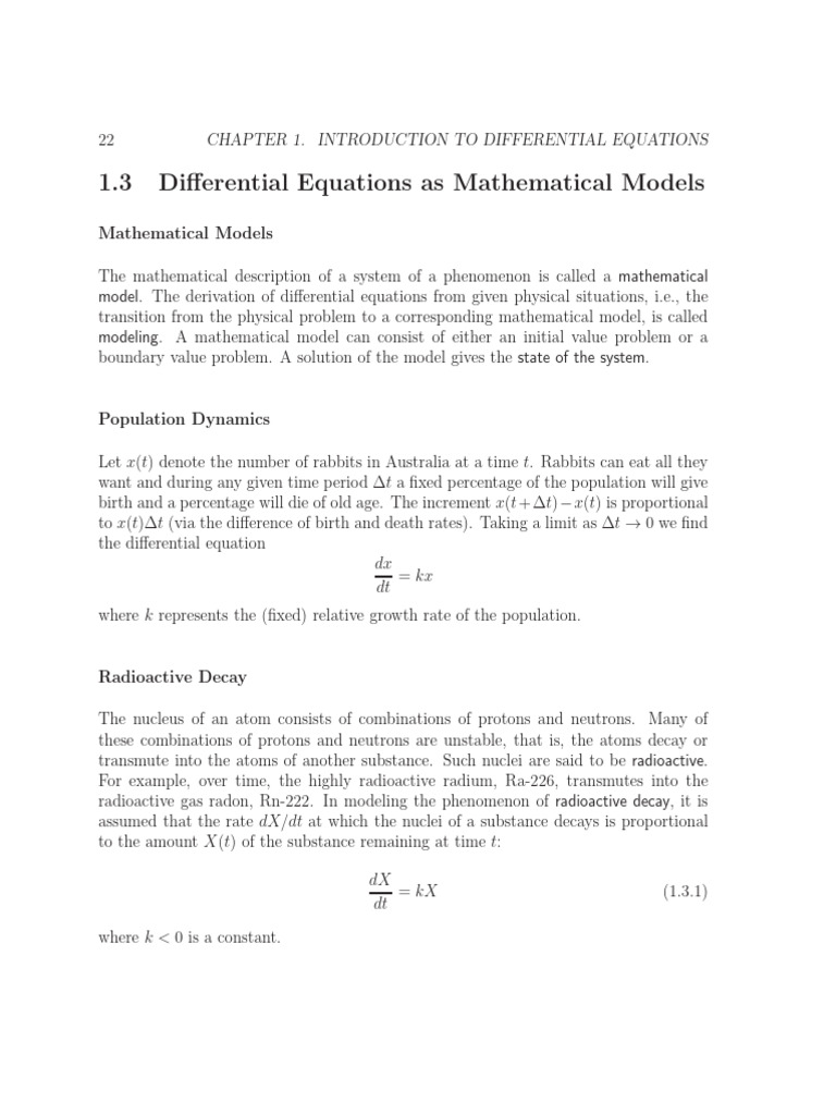MAS201 Note 1.3 | PDF | Voltage | Electrical Network