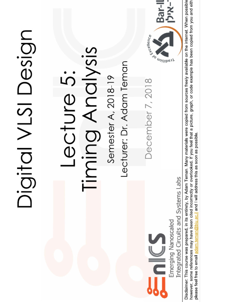 Sta & Vlsi Design | PDF