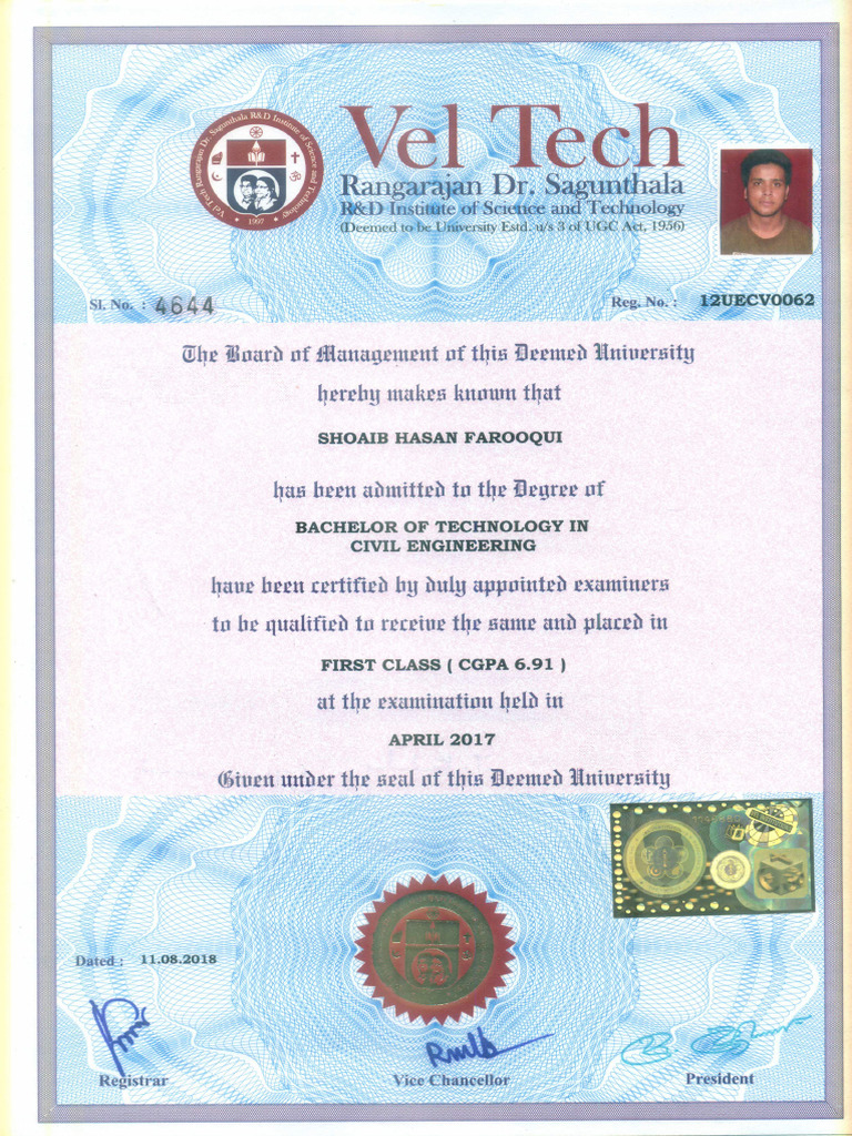 Civil Engineering Graduation Degree | PDF