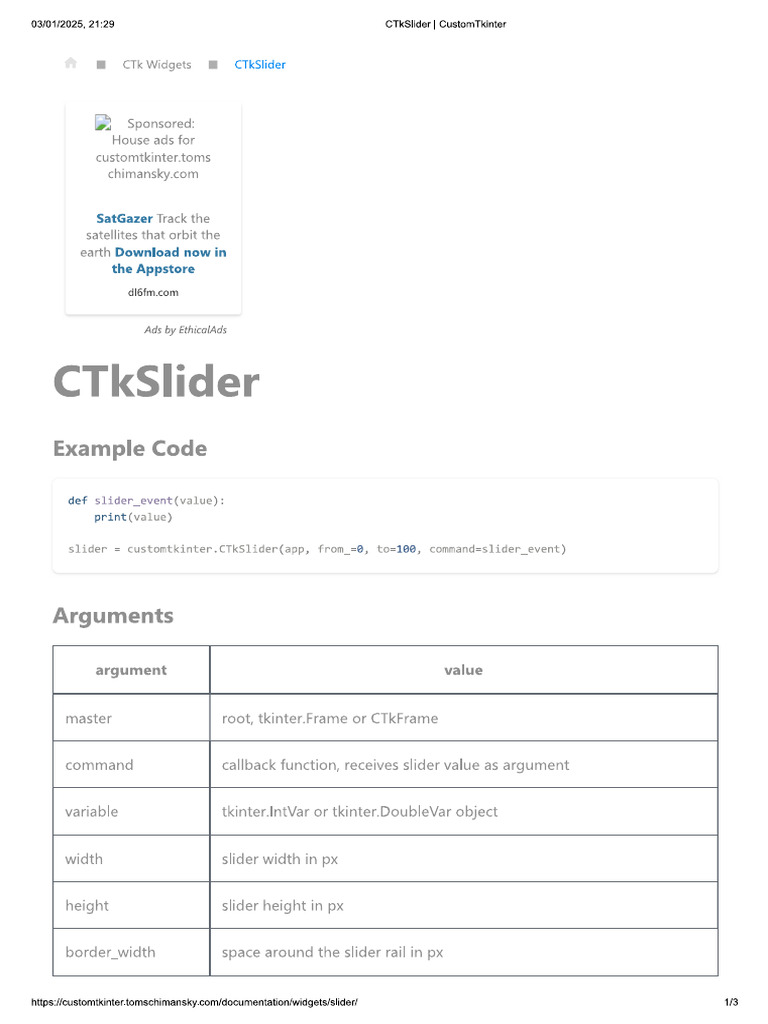 CTK Slider | PDF