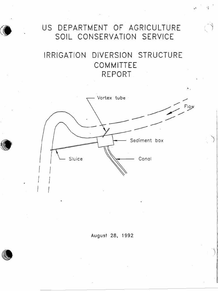 Irrigation Diversion Structure | PDF | Deep Foundation | Dam