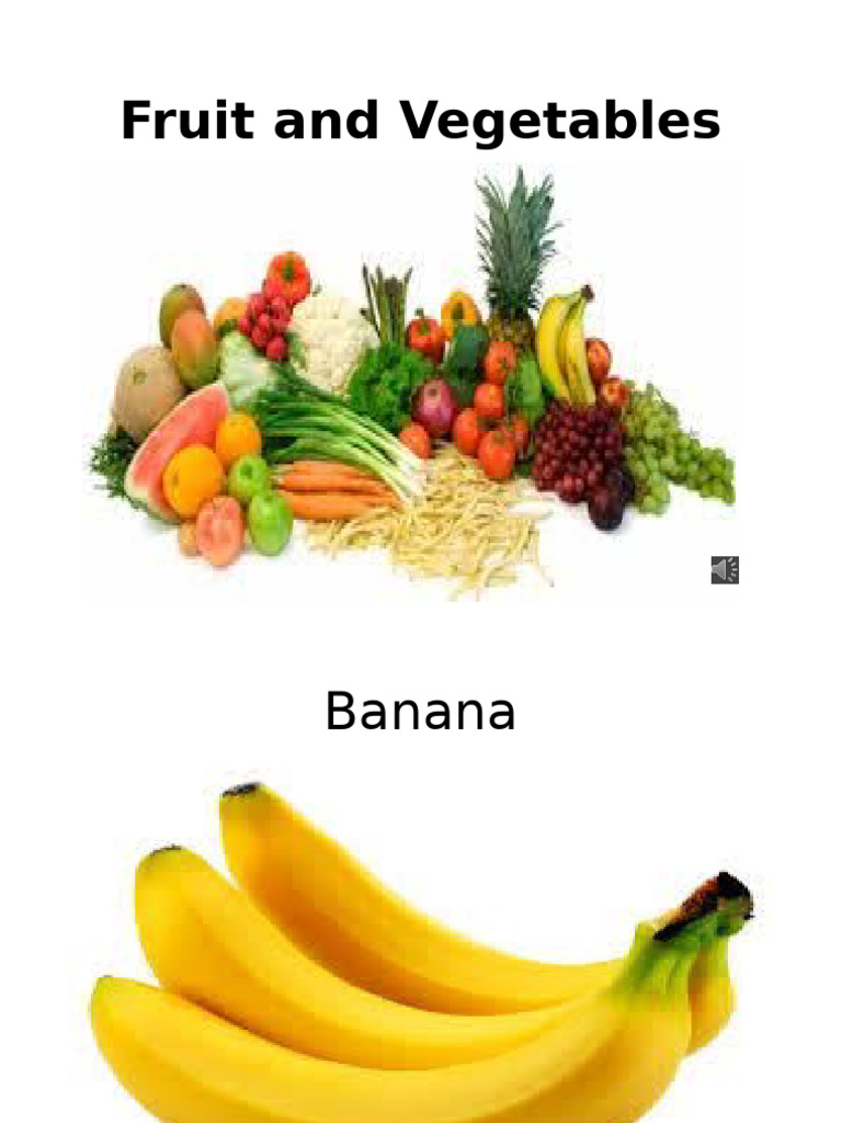 Fruit and Vegetables | PDF