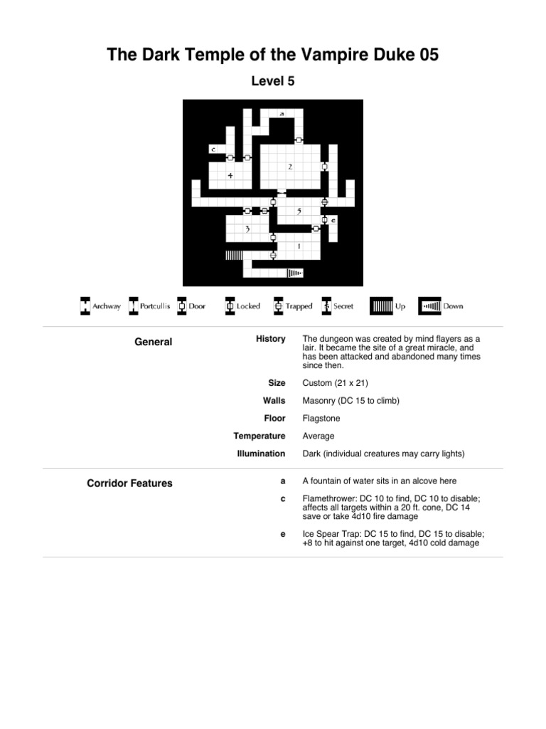 The Dark Temple of the Vampire Duke 05 | PDF