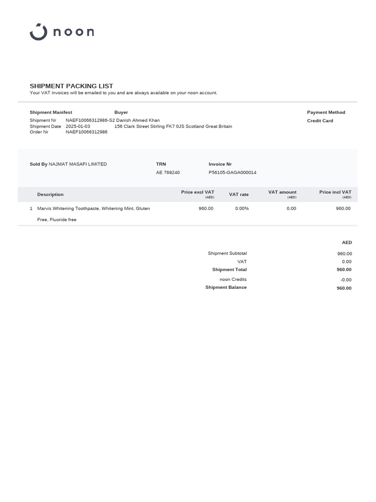 Noon Doc 80038888 PDF | PDF