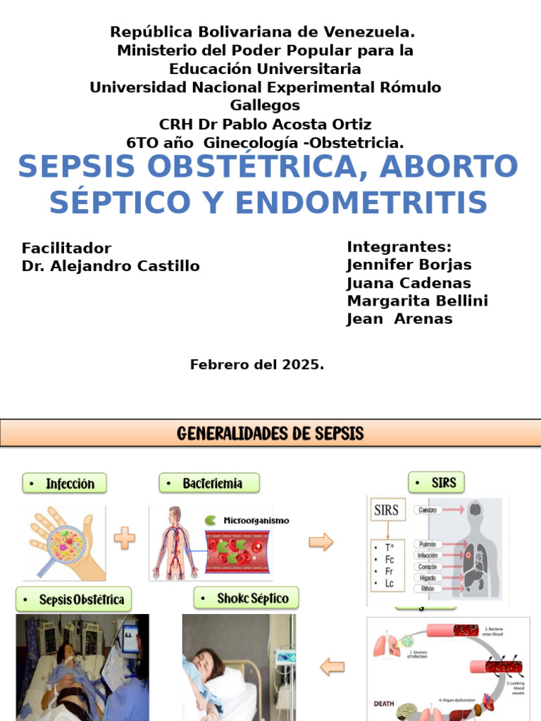 Sepsis Obstetrica 1 | PDF | Aborto espontáneo | Septicemia