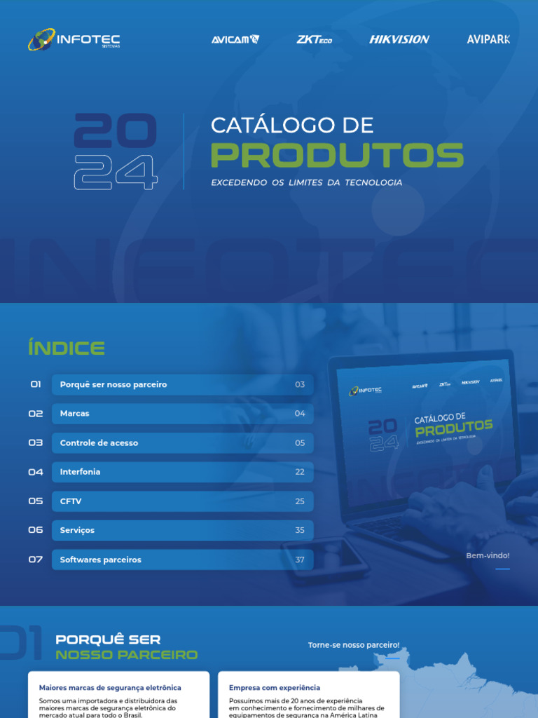 Catalogo Infotec Sistemas 2024 | PDF | Protocolo de início de sessão (SIP) | Câmera